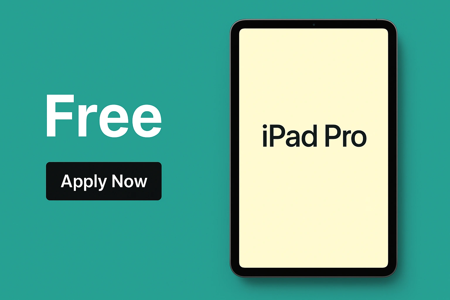 Apply Free Apple iPad Pro - 2026